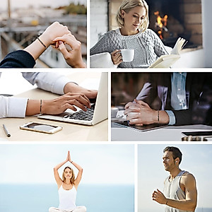 Morse Code Bracelets for Women Men, 2PCS I Love You String Adjustable Matching Bracelets Gifts for Couples Mom Daughter Best Friend Inspirational bracelets with Black Hematite Beads