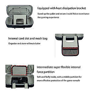 Yaslayp Hard Carrying Case for Rog Ally Console,Compatible with Rog Ally Handheld Travel Protective Handbag EVA Shockproof Storage Bag