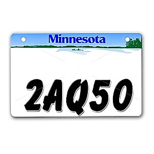 ATV License Plate