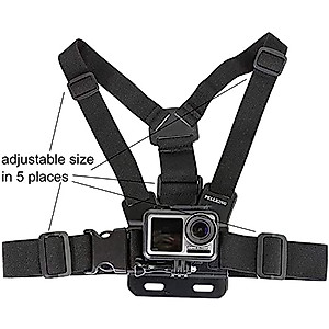 PellKing Mobile Phone Chest Mount Phone Selfie Neck Holder Kit for POV/VLOG,Adjustable Cell Phone Clip Compatible with iPhone,Samsung,GoPro Hero 10,9, 8,7, 6, 5, 4,, 3,2,DJI Osmo,and Action Cameras