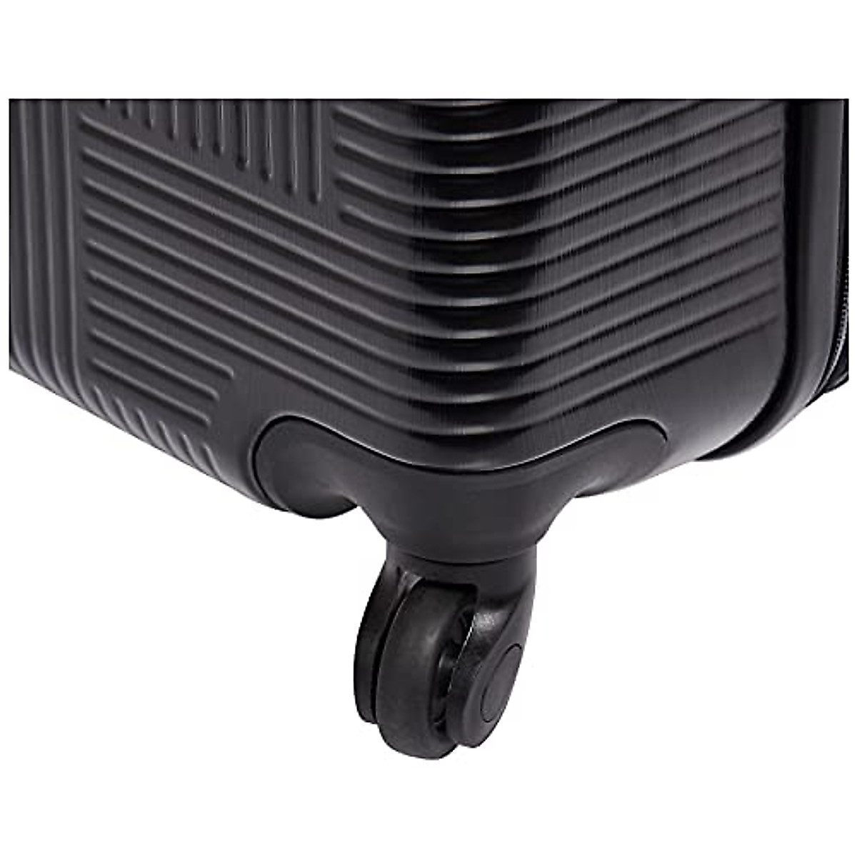 American Tourister Stratum XLT Expandable Hardside Luggage with Spinner Wheels, Jet Black, Carry-On 21-Inch