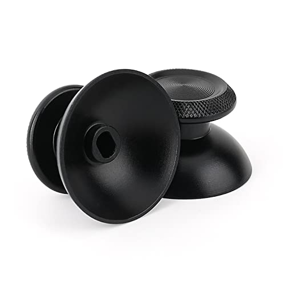 TOMSIN Metal Thumbsticks Replacement Kit for PS5 Controller – Aluminum Joysticks Accessories Compatible with PlayStation 5 Controller (Black)