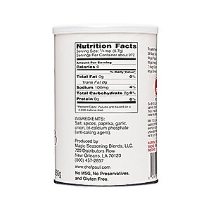 Chef Paul Blackened Redfish Magic Seasoning, 24 ounces, Packaging May Vary