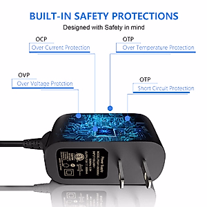 Miuzei Raspberry Pi 4 Power Supply with Switch, 5V 3A Power Supply Compatible with Raspberry Pi 4 Model B, USB-C Charger Power Adapter for RPI 4B, with Type-C & Micro USB Adapter for Raspberry Pi 3B+