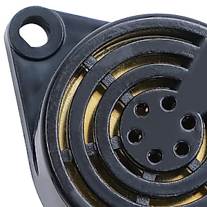 mxuteuk 6pcs DC 3-24V Wired Electronic Buzzer Alarm Sounder Speaker Intermittent Beep Tone SFM-27-II