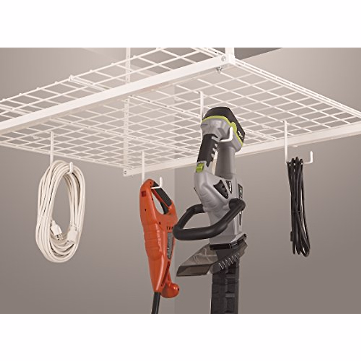 HyLoft 00212 Add-On Storage Hook Accessory for HyLoft Model-540 Ceiling Rack, 4 Count , White