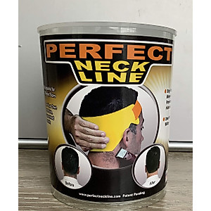 Neckline Shaving Template and Hair Trimming Guide | Hands-Free Cut, Trim, and Shave | Adjustable for Different Sizes | Flexible Durable High-Density Polyethylene (HDPE)