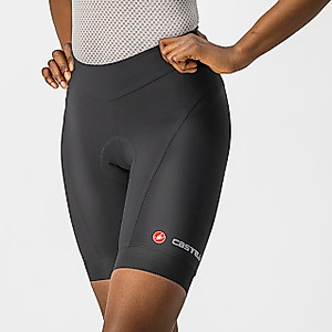Castelli Women’s Endurance Short for Road and Gravel Biking I Female Padded Cycling Shorts - Black - Small
