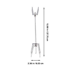 DOITOOL Stainless Steel Rotisserie Forks Air Fryer Accessories Rotating Baking Roast Chicken Fork for Kitchen