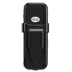 Back Clip Camera, Plastic Infrared Night WiFi HD Sports Camera USB2.0 Interface 1080P 16G Storage for Cycling