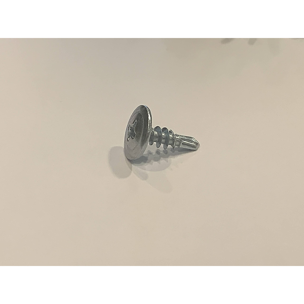 #8 x 1/2" Phillips Modified Truss Head Self-Drilling Tek Screw, Zinc Plated Steel for Sheet Metal - Pack 144 Units GATASCREWS