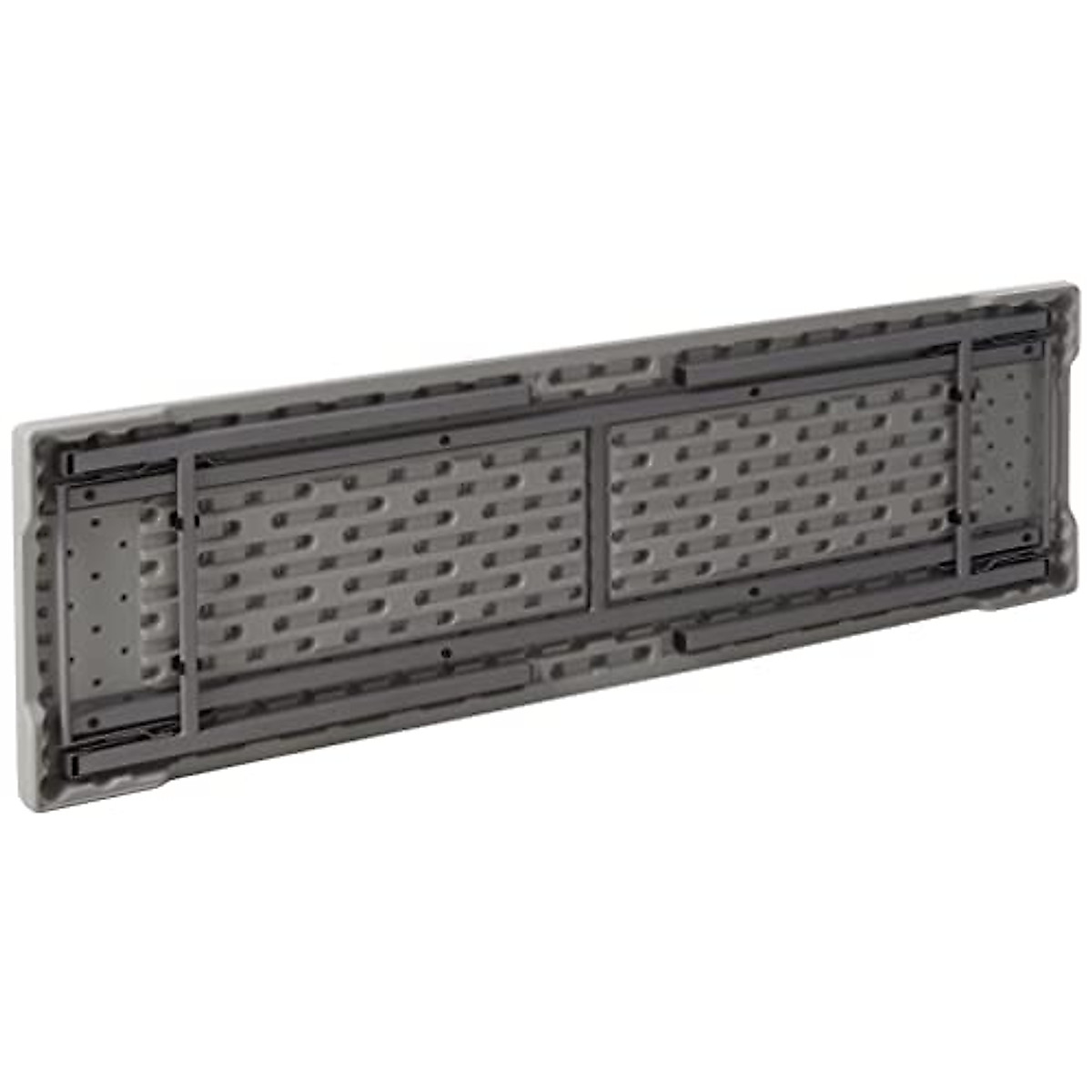 Office Star Resin Multipurpose Rectangle Folding Training Table for Home or Office, 5.87 Feet Long