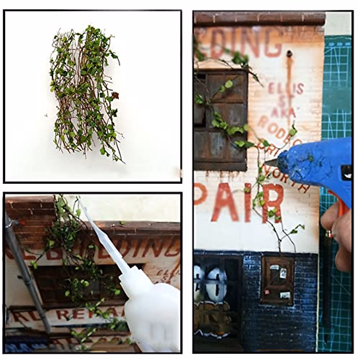 Realistic Miniature Vines Simulation Vine for DIY Mini Model Railway Fairy Garden Architecture Diorama Scenery Landscape Layout