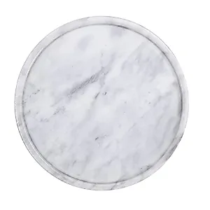 Marble Stone Decorative Tray for Counter Dresser, Nightstand or Desk for kicthen 7.8in