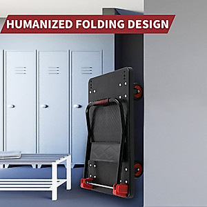 Platform Truck Push Cart Dolly, Foldable Hand Trucks with 1000LB Weight Capacity 36x24Inch Large Size for Easy Storage and 360 Degree Swivel Wheels