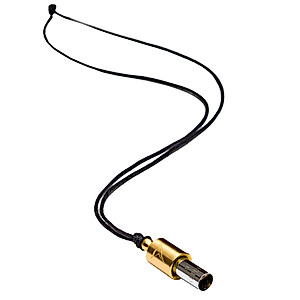 LOVETUNER Meditation Tuning Necklace 528 hz Frequency of Love | Mindfulness Device for Anxiety & Stress Relief (Waxed Cord Bronze)