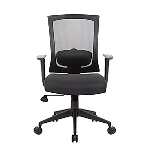 Boss Office Products Mesh Back Task Chair in Black