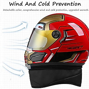 Electric Motorcycle Kids Full Face Helmet, Sport Boys Girls Flip-Type Helmet, Youth Children ATV Dirt Bike Racing MTB BMX Skating Cycling Scooter Four Wheeler Helmet, DOT Approved-A||50-56cm