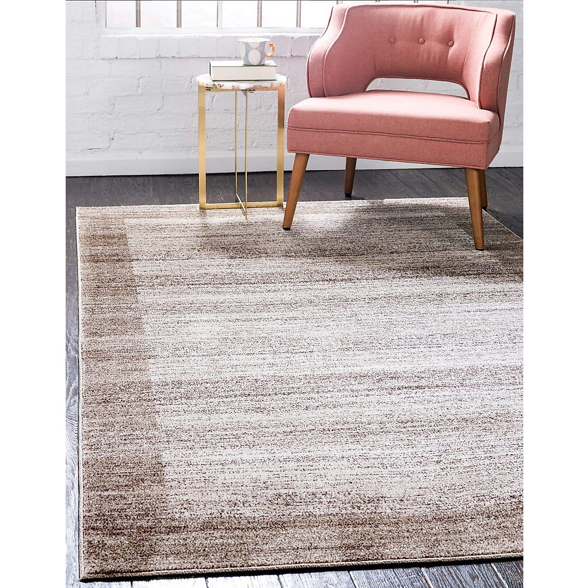 Unique Loom Del Mar Collection Area Rug - Abigail (2' 2" x 3' 1" Rectangle, Beige/ Ivory)