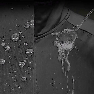 Wulibike Cycling Jackets for Men, Reflective Running Jacket Men Winter Cycling Clothing