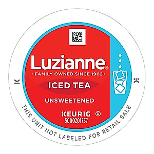 Luzianne Unsweetened Iced Tea, Single Serve K-Cup Pods, 12 Count