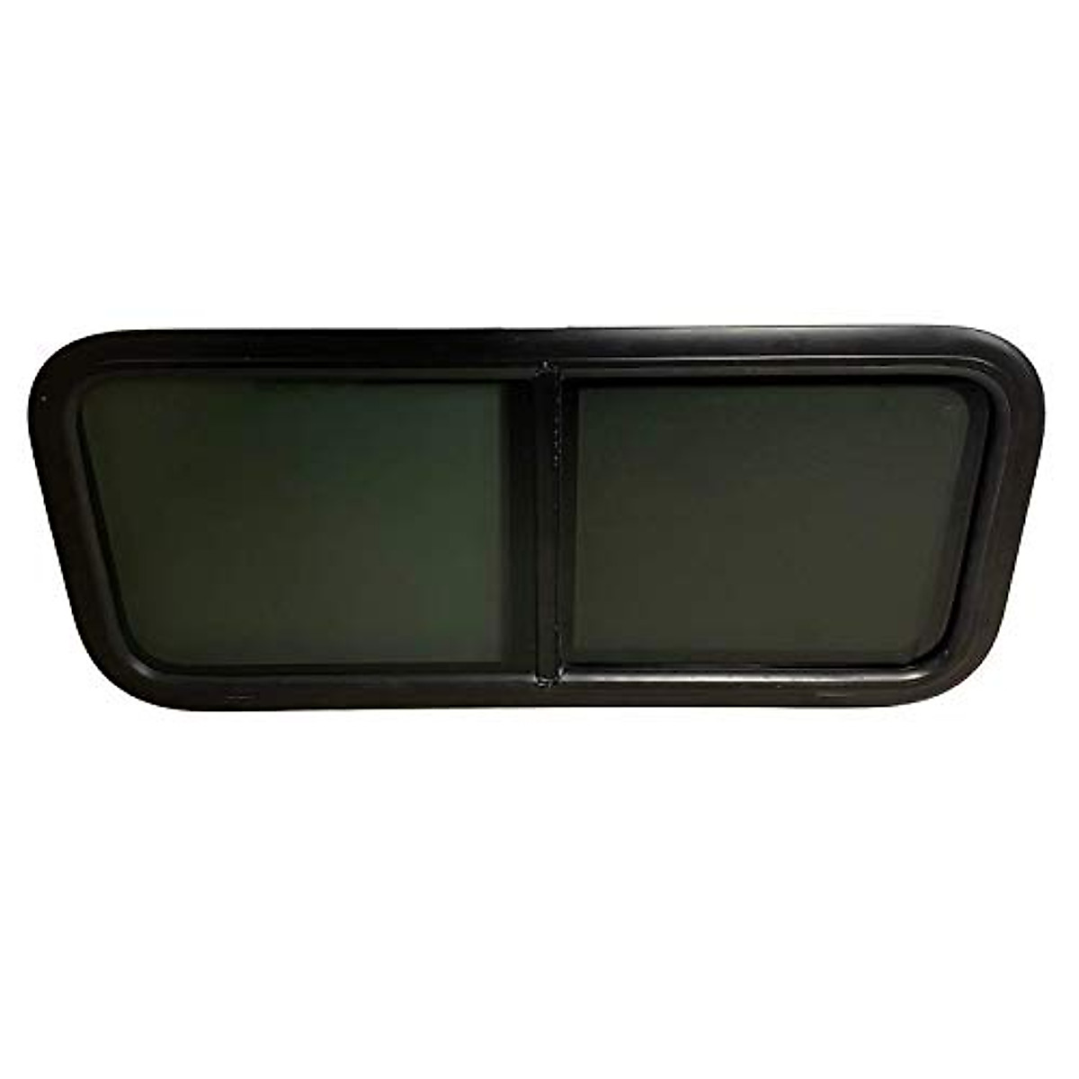 37.5" Width x 16.5" Height RV Window, Tiny House Horizontal Slider W/Screen & Interior Camper Window Clamp Ring for 1-1/2" Wall Thickness Included, Teardrop Replacement Trailer Window