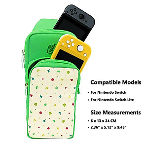 NC Travel Bag, Console Accessories, Nylon Waterproof Portable one-Shoulder Chest Messenger Side Bag Storage Sling Backpack, Suitable for Nintendo Switch, Men's, Boys 2