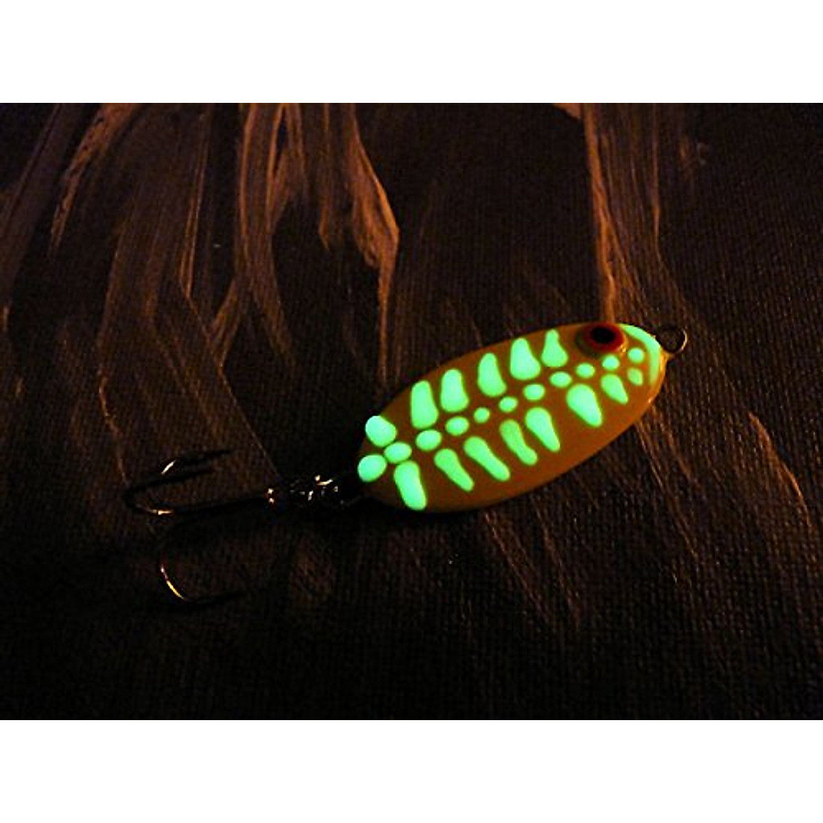 Glow-On Original, Original White Day Color and Green Glow. Gun Night Sights Paint, Small 2.3 ml vial. Concentrated Bright, Long Lasting Glow.