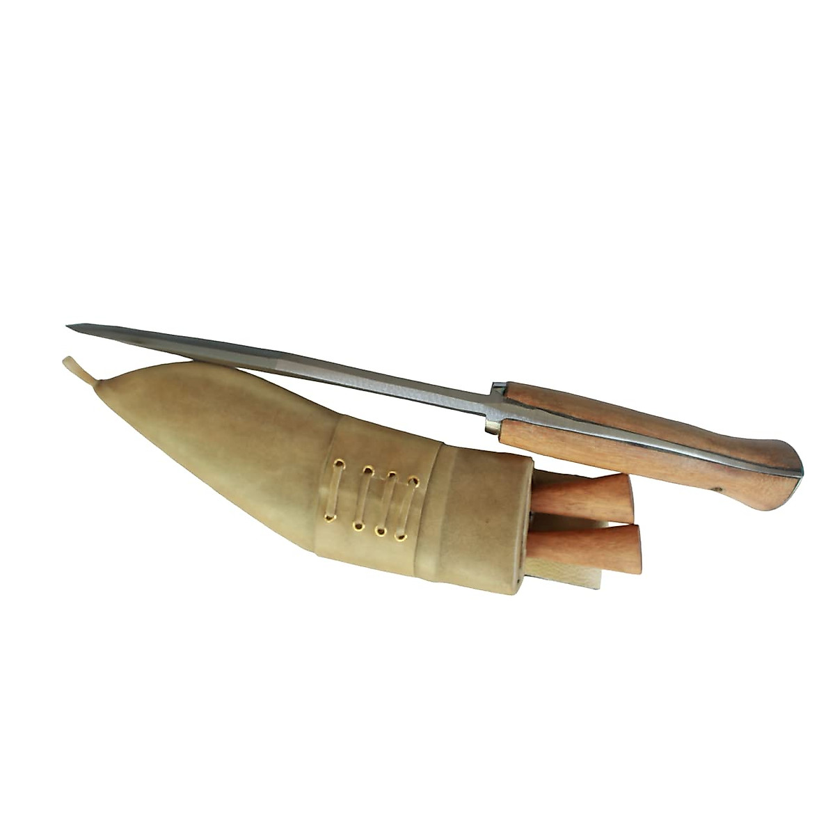 8 Inch Khukuri/Kukri Knife : Model - Iraqi Gripper Blocker, Handmade Machete, Bladed