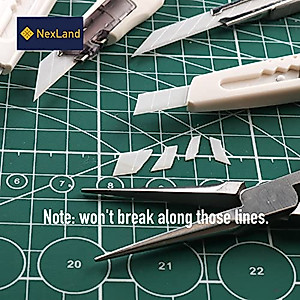 NexLand Ceramic Blade UB1 Ultra-Sharp Utility Blades 9mm 60 degree Snap-Off Utility Knife Replacement 10pcs