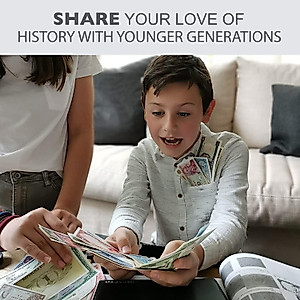 IMPACTO COLECCIONABLES Foreign Currency Collection - 25 Different World Currency Banknotes - Collectible Currency Foreign - Old World Currency Collection - Banknotes Collection (COA Included)