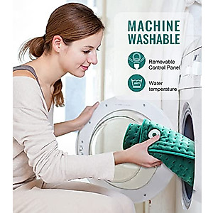 Heating Pad for Back Neck Shoulder Pain Relief, Gifts for Women, Men, Mom, Dad, Christmas, Mothers Day, Fathers Day, Electric Heating Pads with Auto Shut Off & 6 Heat Settings, Moist Dry Heat Options