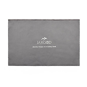 JARGOD Pro Size Silver Polishing Cloth Jewelry Cleaning Cloth 11" X 14" inches for Cleaning Gold, Silver and Platinum Jewelry Coins Watch, Keeps Jewelry Clean and Shining. (Pack of 1)