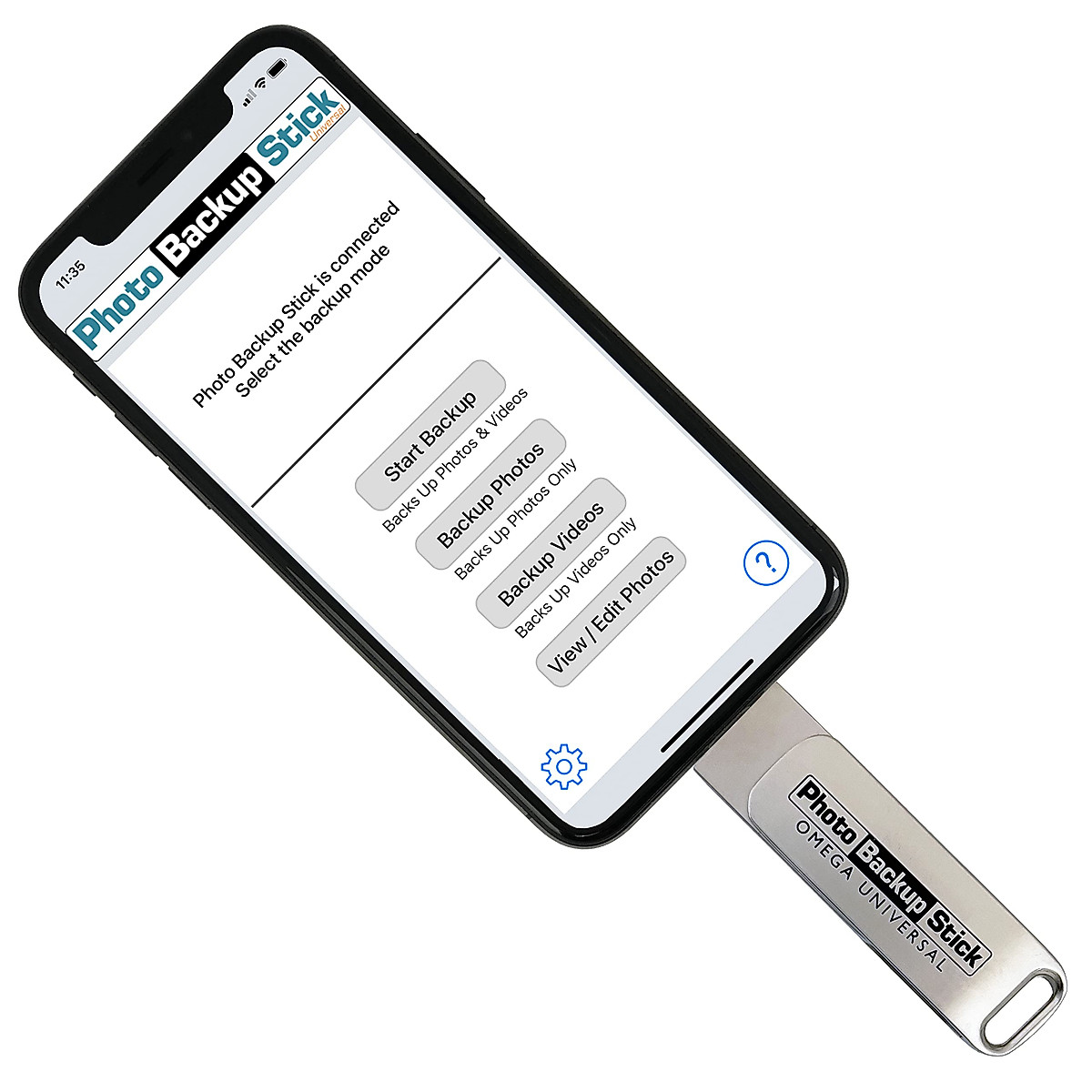 Photo Backup Stick for Android (128GB) - Back Up Photos and Videos from Android Phones & Tablets