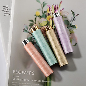 Tekson 8ML Perfume Atomizer Travel (3 PCS), Refillable Cologne Containers, Dispenser Spray Empty Bottle for Mini Sprayer Size