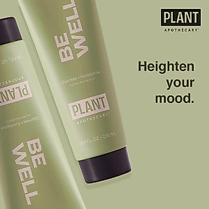 plant apothecary Sulfate Free Body Wash for men and women Be Well 8.4oz Moisturizing Shower Gel with Essential Oils, and Vitamin E, Vitamin B5
