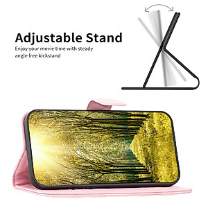 DIWOR Flip Stand Case Compatible for Vivo Iqoo Z5 5g Phone Case Cover PU Leather Kickstand Magnetic Wallet Case XXF-Fen