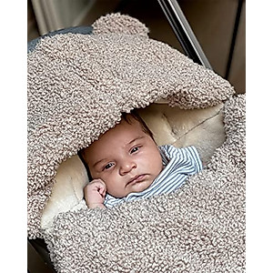 7AM Enfant Universal Stroller Footmuff - Water Repellent Winter Bunting Bag for Strollers & Car Seats, Soft Micro-Fleece & Plush Lined Stroller Footmuff for Baby Boy & Girl | BebePOD