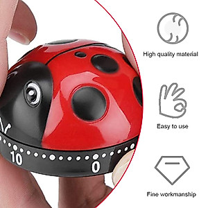 Kitchen Timer Clock 60 Minutes with Loud Alarm Mechanical Timer No Battery Required Countdown Timer for Cooking Baking Steaming