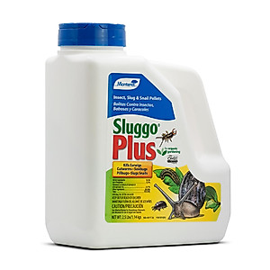 Monterey - Sluggo Plus - Snail & Slug Killer, Plus Controls Other Insects, OMRI Listed for Organic Gardening - 2.4 pounds