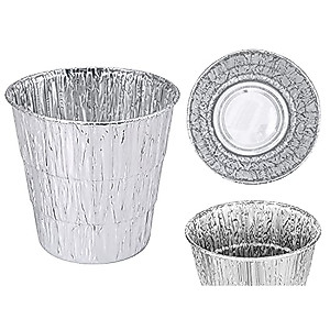 Westeco Aluminum Disposable Grease Bucket Liners, Foil Replace Part for Traeger Pit Boss Wood Fired Smoker Pellet Grills, Grill Accessories, 10-Pack Silver