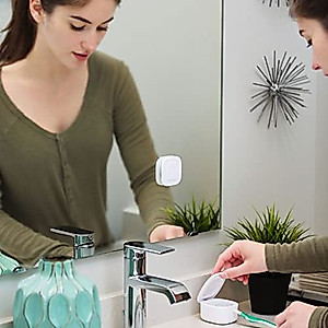 Toothbrush Holder Sanitizer with Toothbrushes Clean Function and Power-Saving U V Light Exposure, Travel Toothbrush Case with Magnetic Holder Wall Mount, Rechargeable Toothbrush Sterilizer