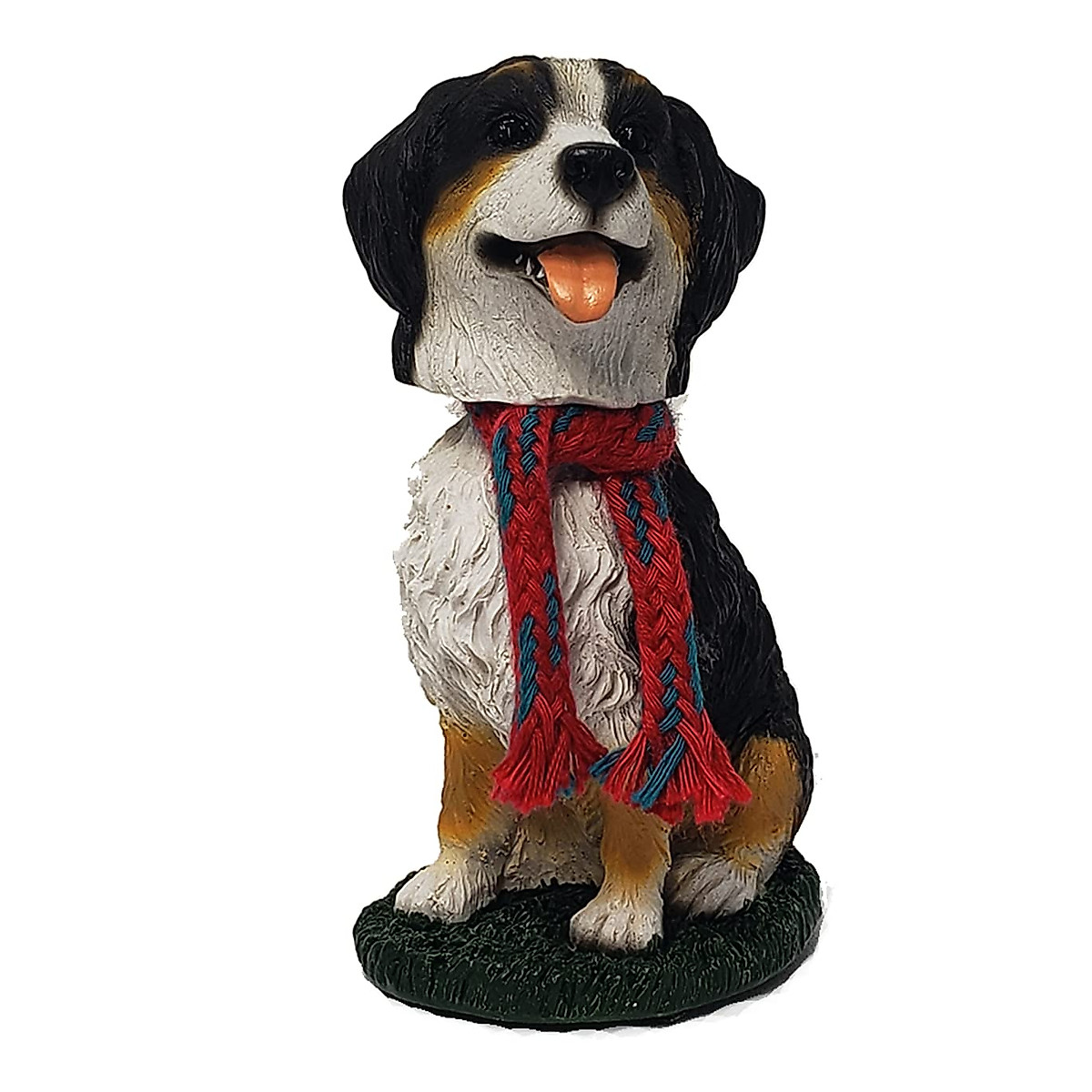 Animal Den Bernese Mountain Dog Bobblehead Figure for Car Dash Desk Fun Accessory