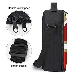 Personalized Custom Lunch Bag Box with Name Number Customized Reusable Insulated Lunch Tote Bag for Family Friends Office Picnic 32 Colors Gifts