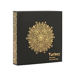 Prien Muslim Gifts for Eid, Gilt Covered Gift Box, Silvered Quran Gifts for Ramadan Mosque, Pearl Prayer Beads, Islamic Presents Women, Portable Boxes, Mawlid Gift Set for Birthday, Wedding, Umrah, Special Day (Black)