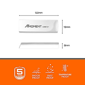 MMOMENT MU39 512GB USB 3.1 Gen1 Flash Drive, Read Speed up to 100MB/s, Retractable Design Thumb Drive