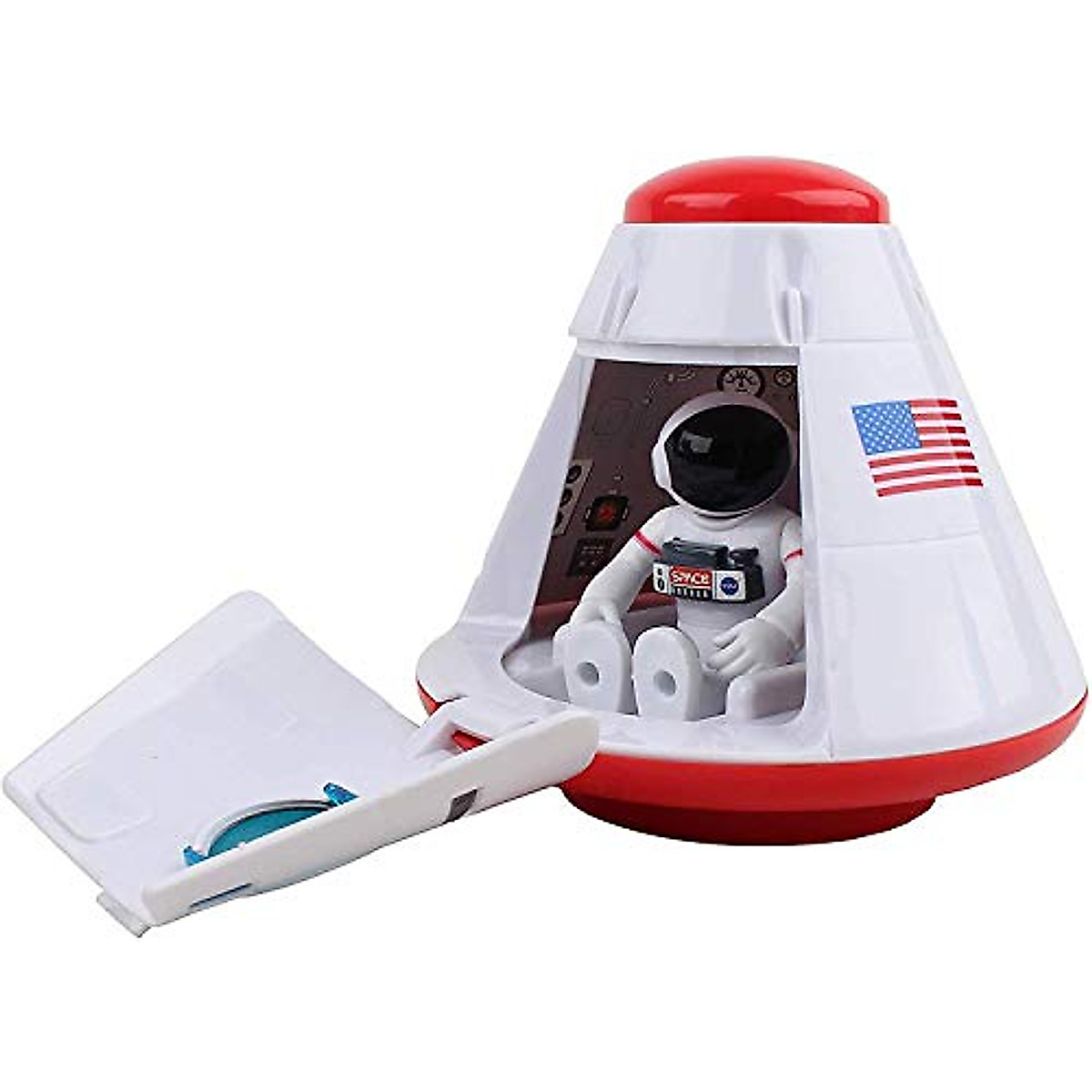 Daron NASA Space Adventure Toy Set: Space Shuttle, Space Capsule, 3 Astronauts, and Myriads Bag