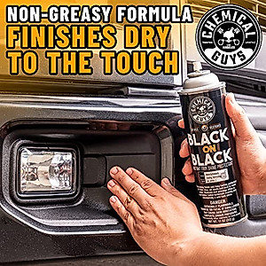 Chemical Guys AIR_SPRAY_1 Black On Black Instant Trim Shine Exterior Spray Dressing & Protectant, (Safe for Cars, Trucks, SUVs, RVs, & More) 11 fl oz