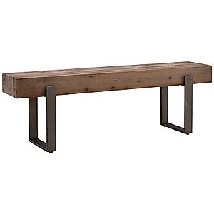 Southern Enterprises Dunlin Bench, Brown