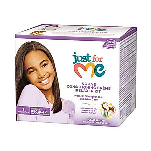 Just For Me Nolye Regular Conditioning Creme Relaxer Kit , 1 Count